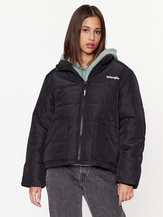 Wrangler &Uuml;bergangsjacke Western 112342700 Schwarz Regular Fit
