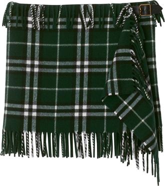 Burberry Karierter Minirock - Grün