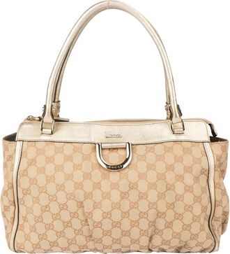 Gucci Crossbody Bags - Gucci GG Monogram Abbey Handbag - Gr. unisize - in Braun - f&uuml;r Damen