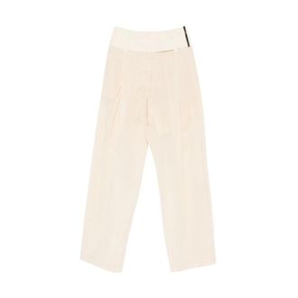 Sportmax Wide Hosen - - Trousers - Damen - Beige - 2XS