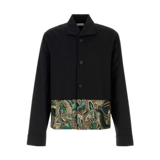 Dries Van Noten Homme, Vestes, Noir, Taille: S Veste L&eacute;g&egrave;re
