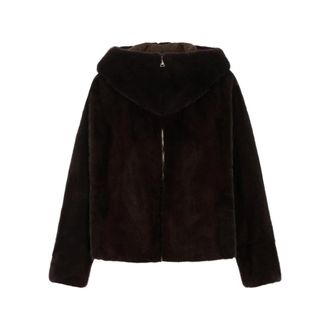 BLANCHA Kurze Jacke - - Jackets - Damen - Braun - S