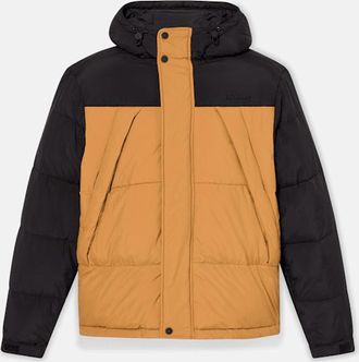 Timberland Strapazierf&auml;hige, wasserabweisende Steppjacke f&uuml;r Herren in Schwarz/Gelb, Herren, Schwarz, Gr&ouml;&szlig;e