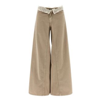 Pinko Winona Wide Leg Jeans - - Jeans - Damen - Beige - W30