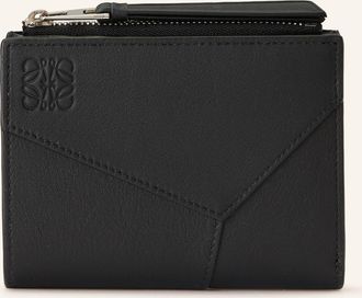 Loewe Geldb&ouml;rse Puzzle schwarz