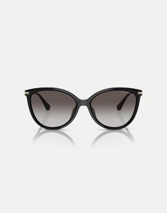 Michael Kors lunettes de soleil oeil-de-chat Dupont &agrave; verres gris, noir