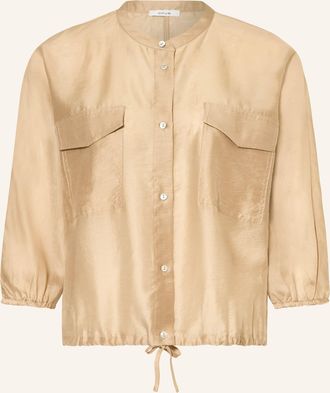 OPUS Bluse Funuk Mit 3/4-Arm beige