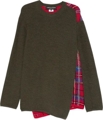 Comme Des Garçons pull en laine - Vert