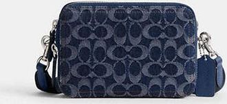 Coach Charter Umh&auml;ngetasche 19 aus Signature-Denim