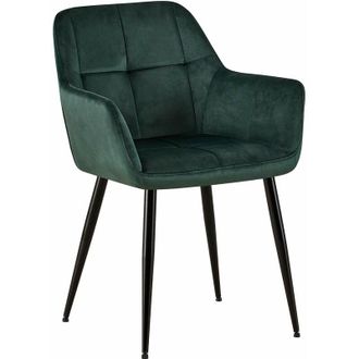 Clp Les jambes en m&eacute;tal et le si&egrave;ge en velours &eacute;l&eacute;gant &agrave; d&eacute;jeuner diverses couleurs colore : vert