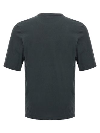 Saint Laurent Mens Black Cotton T-Shirt