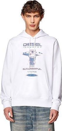 Diesel S-GINN-HOOD-K36 FELP_Shirt_Blanc_L