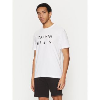 Calvin Klein T-Shirt K10K114156 Wei&szlig; Regular Fit
