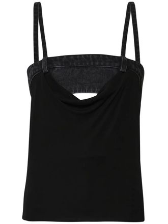 CHRISTOPHER ESBER haut-bustier Draped Duo - Noir