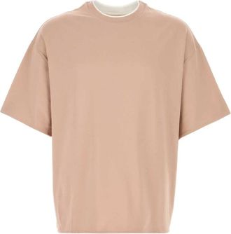 Jil Sander Homme, Tops, Rose, Taille: XL Cotton T-shirt