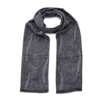 Etro Paisley Kaschmirschal - - Accessories - Herren - Blau - ONE SIZE