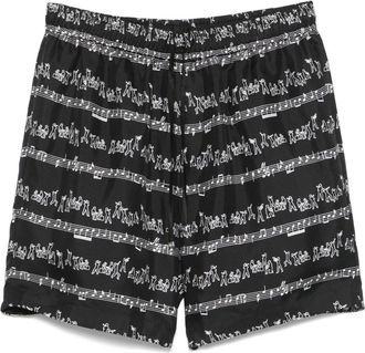 Amiri Jazz Band Shorts - Schwarz