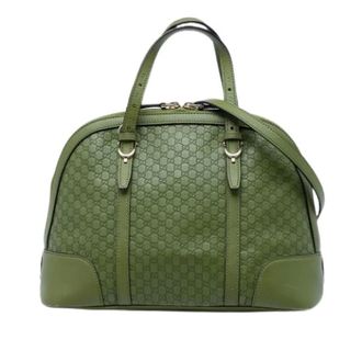 Gucci Pre-owned Nice Satchel - Femme - Pre-owned - Vert - Taille: ONE Size