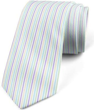 Generic Cravate Homme Blanc Violet Bleu Vert Jaune R&eacute;glable Cravates Classique Cravate Pour Accessoires Remise De Dipl&ocirc;me Affaires