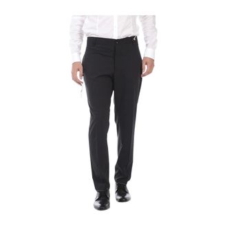 Daniele Alessandrini Homme, Pantalons, Noir, Taille: XL Pantalone Caluria Sbiego