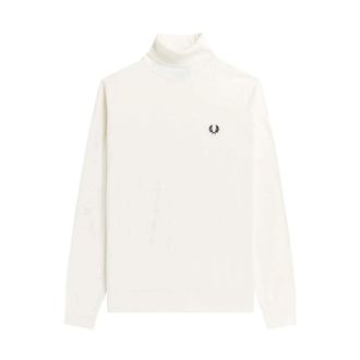 Fred Perry Rollkragenpullover - - Knitwear - Herren - Wei&szlig; - XL