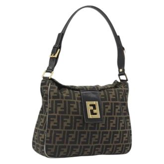 Fendi Pre-owned Canvas Shoulder Bag - - Pre-owned - Damen - Braun - ONE SIZE