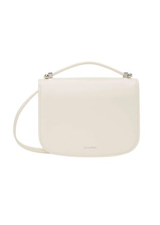 Jil Sander Leather off-white Small Taos Bag