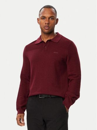 HUGO BOSS Pullover Momentum-X PL 50568962 Dunkelrot Regular Fit