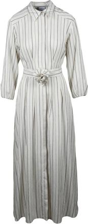 Marella Femme, Robes, Blanc, Taille: 38 FR Denis Chemisier