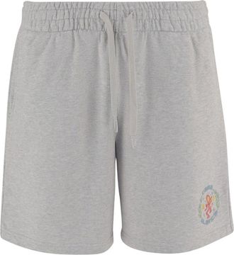Casablanca Homme, Shorts, Gris, Taille: M Cotton Shorts With Logo