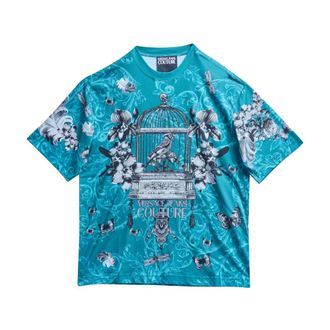 Versace Jeans Couture Homme, Tops, Vert, Taille: M T-Shirt Cabinet de Curiosit&egrave;