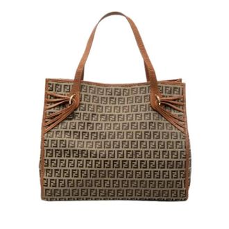 Fendi Pre-owned Canvas Tote - - Pre-owned - Damen - Braun - ONE SIZE