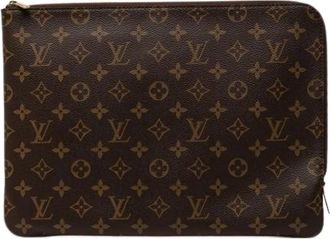 Louis Vuitton Pre-owned Etui Voyage MM - Femme - Pre-owned - Brun - Taille: ONE Size