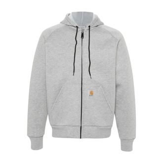 Carhartt Work in Progress Homme, Sweatshirts et sweats &agrave; capuche, Gris, Taille: L Car-Lux Hooded Jacket