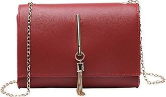 Generic Sac à main à bandoulière pour téléphone portable, sac à bandoulière pour femme, Rouge, Taille unique