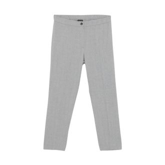 Marina Rinaldi Femme, Pantalons, Gris, Taille: 50 FR Brava Cropped Pantalons