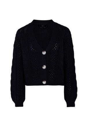 Faina Strickjacke Damen schwarz