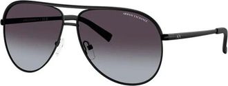 A|X Armani Exchange Lunettes de soleil aviateur - Homme - Accessoires - Noir - Taille: 61 MM