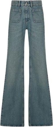 Miu Miu Jean flare en denim d&eacute;lav&eacute;