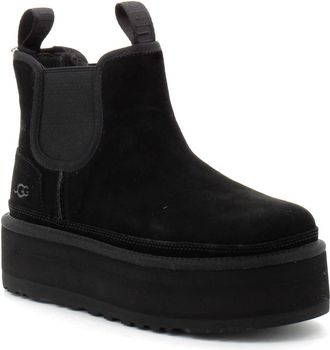 UGG Neumel Platform Chelsea 1134526-BLK, Women boots,winter boots, Black, 41 EU