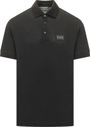Dolce & Gabbana Homme, Tops, Noir, Taille: 5XL Polo M/C