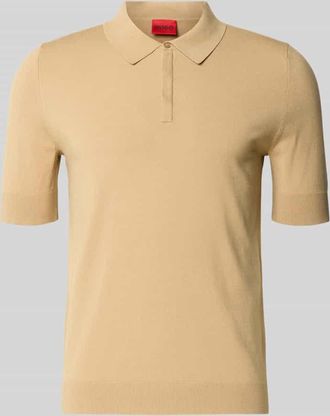 HUGO BOSS Regular Fit Poloshirt aus Viskose-Mix Modell SAN PETER