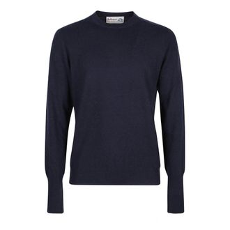 Ballantyne Round-Neck Strickwaren - - Knitwear - Herren - Blau - L