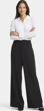 NYDJ Weite Beinform Hose Schwarz | Schwarz