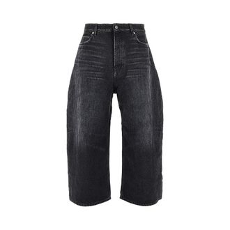 Balenciaga Curved wide leg jeans Man 30