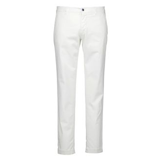 Mason's Homme, Pantalons, Blanc, Taille: 2XL Pantalon Chino Blanc Classique