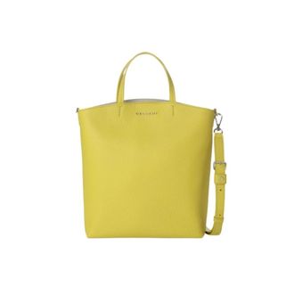 Orciani Kleine Ladylike Leder Shopper Tasche - - Bags - Damen - Gelb - ONE SIZE