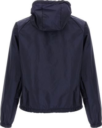 Prada Mens Blue Recycled Polyamide Jacket Clothing