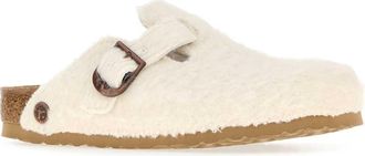 Birkenstock Wool Slipper - White