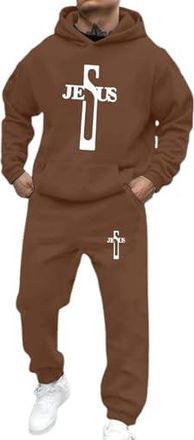 Generic Surv&ecirc;tements pour hommes imprim&eacute;s &agrave; manches longues sweat &agrave; capuche ensembles de jogging de sport contemporains hauts pantalons 2 pi&egrave;ces v&ecirc;tements de 